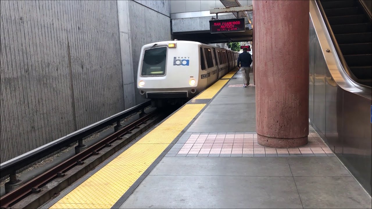Riding on BART Train - YouTube