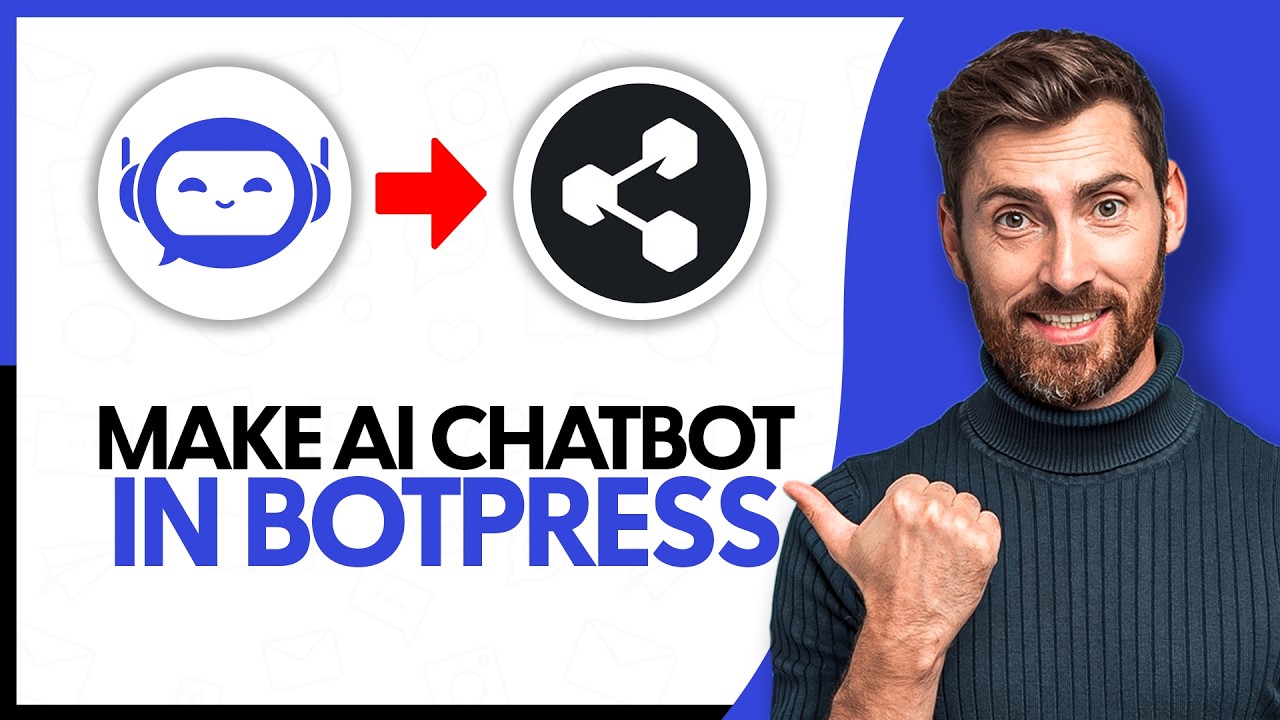 How to Make AI Chatbot with Botpress - Step By Step - YouTube