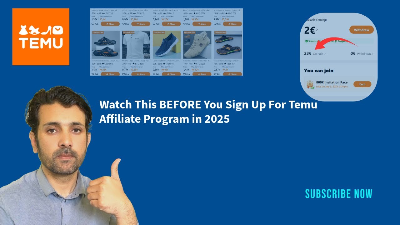 Watch This BEFORE You Sign Up For Temu Affiliate Program in 2025 IN ...
