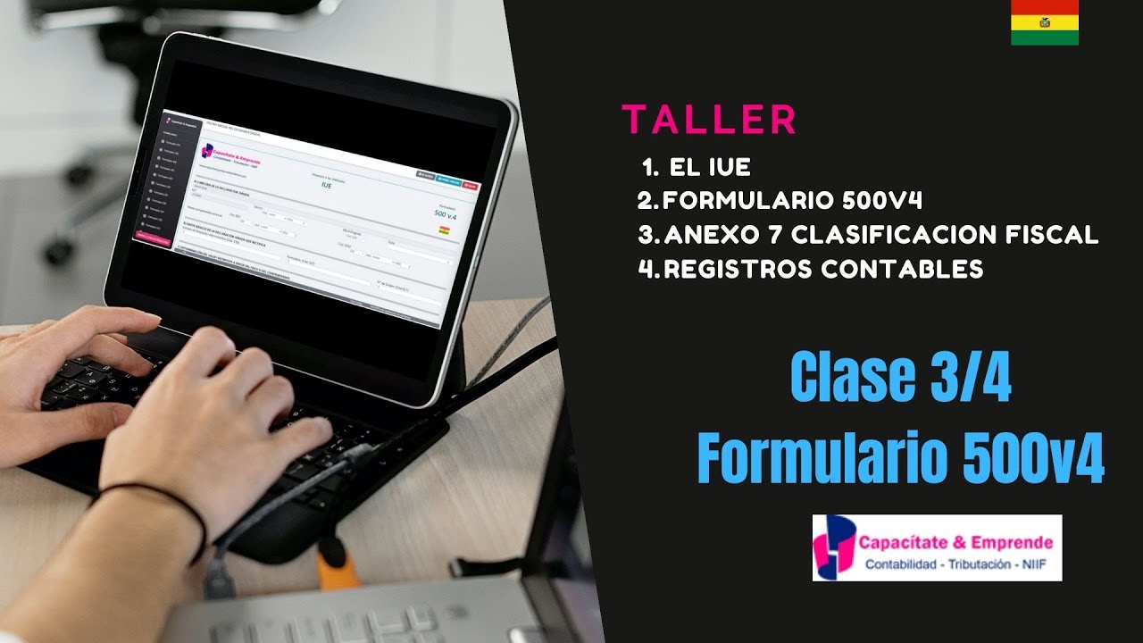 1. Clase 3 IUE. Llenado de Formulario 500 cuando existe utilidad - YouTube