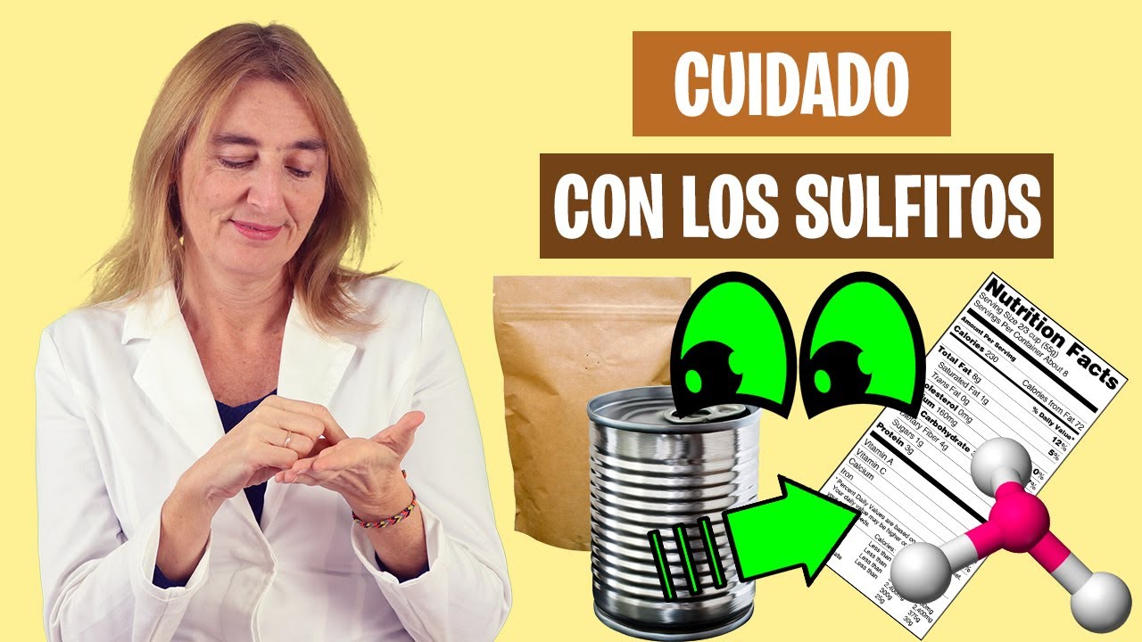 OJO con ESTOS ALIMENTOS CON SULFITOS | Etiquetado de sulfitos ...