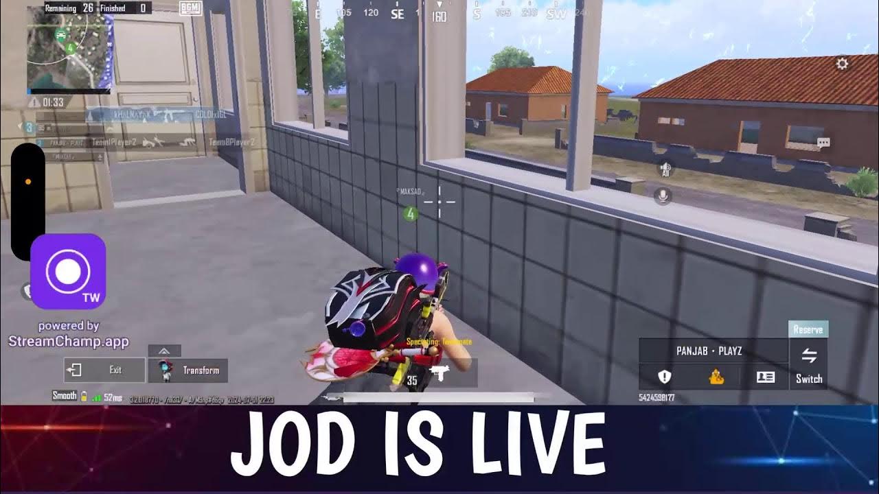 CLASSIC RUSH GAMES | ONLY RUSH GAMEPLAY | FUN TIME | BGMI WITH JOD IS LIVE - YouTube