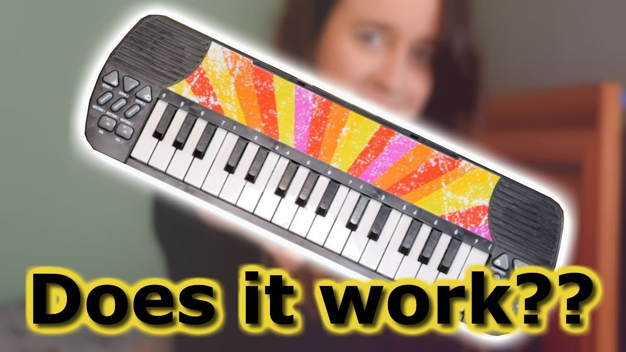 Five Below Electronic Piano Keyboard || Does it work?? - YouTube