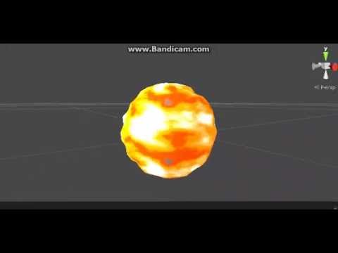 Unity shader : Fireball effect with Ramp texture - YouTube