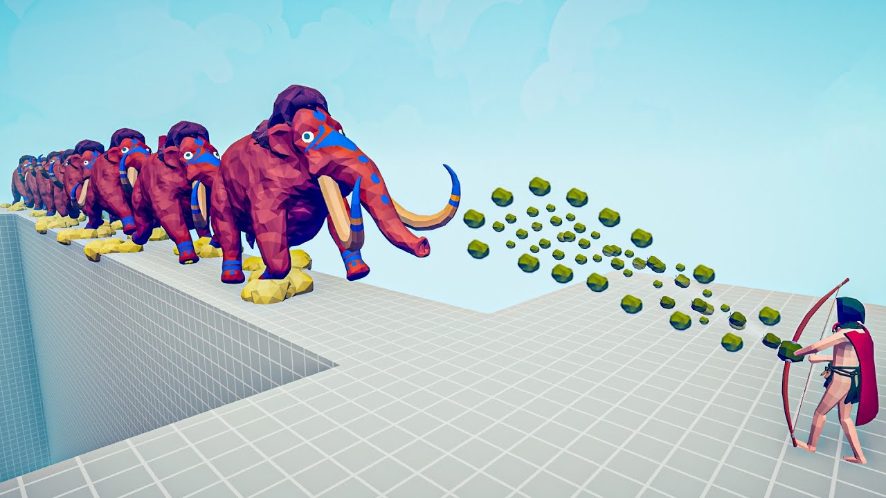 10x MAMMOTH vs EVERY GOD - Totally Accurate Battle Simulator TABS - YouTube