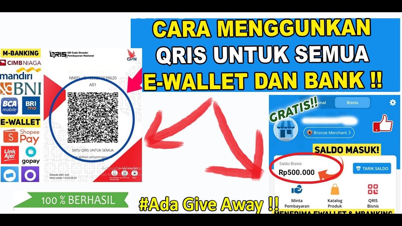 Cara Pembayaran QRIS Dengan E Wallet Dan Mobile Banking Terbaru - YouTube