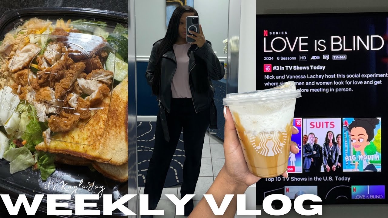 WEEK VLOG: WORKING MY 9-5, LOVE IS BLIND TALK, NEW OFFICE, SO MANY THINGS TO FIGURE OUT & MRE ...