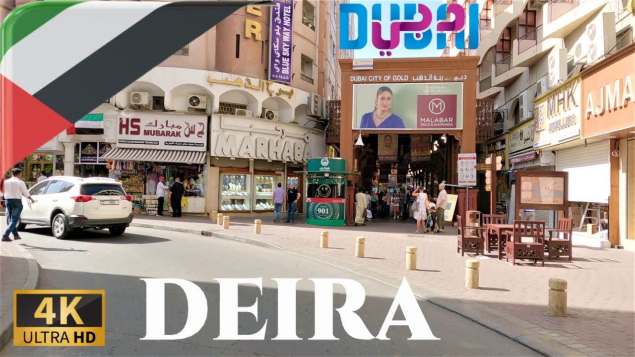 DRIVING DEIRA, DUBAI, Emirate of Dubai, UNITED ARAB EMIRATES I 4K 60fps ...