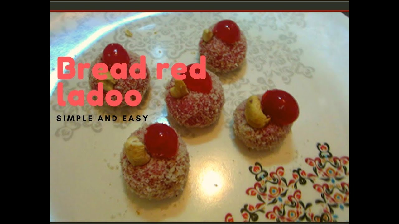 Bread Red Ladoo - YouTube