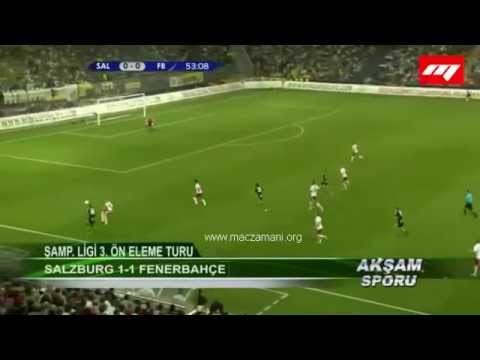 Salzburg 1-1 Fenerbahce Maçın Özeti 31 Temmuz 2013