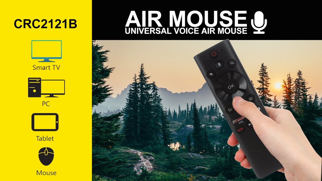 Multi-function Air Mouse/ Voice Remote Control For Smart TV, Android STB TV Box, Tablet, PC ...