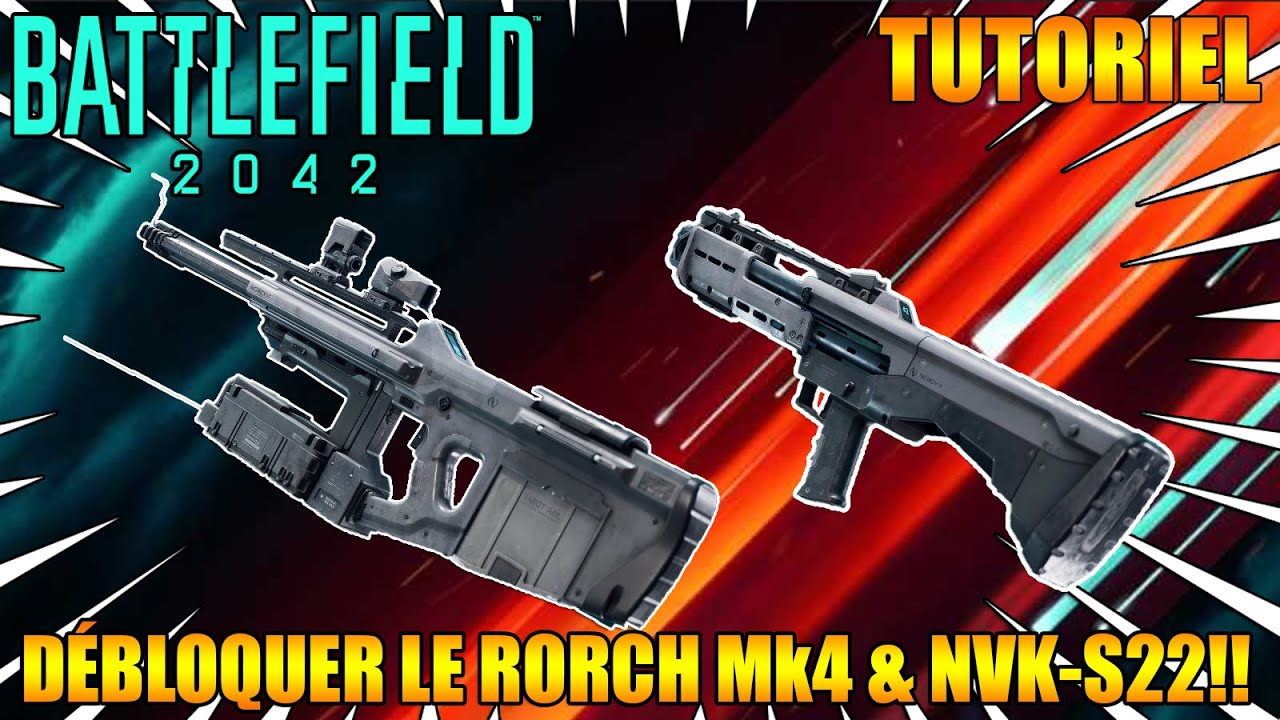 BF 2042 | DÉBLOQUER LE RORSCH MK4 / LE NVK-P125 / LE NVK-S22 !! - YouTube