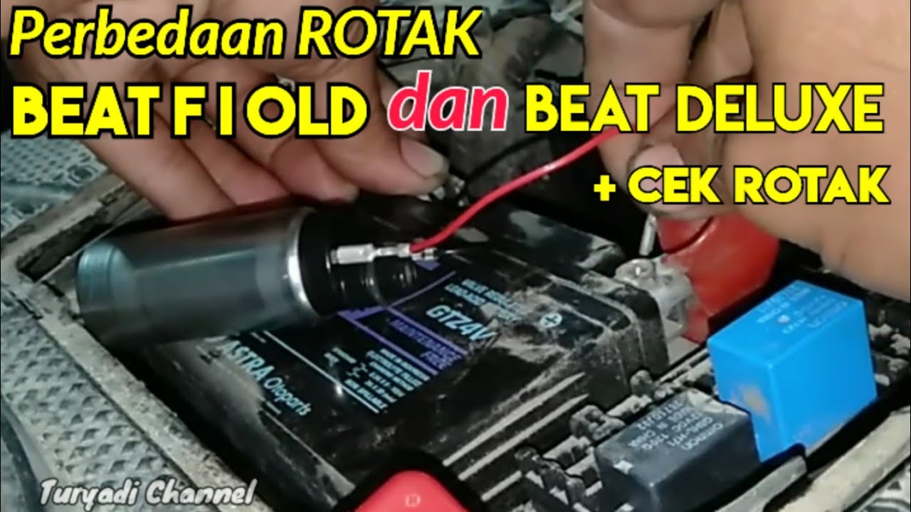 Perbedaan rotak beat deluxe dan beat fi lama - YouTube