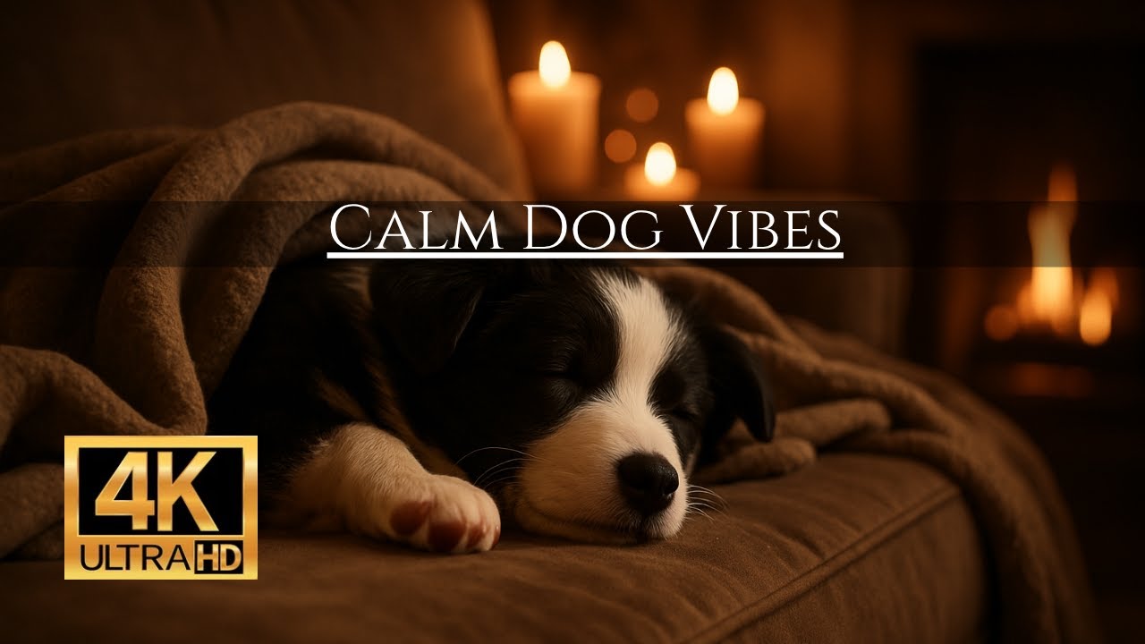 Dogs & Pet Calming Music | Ambience to Relax Pets | 4k Video & Soft ...