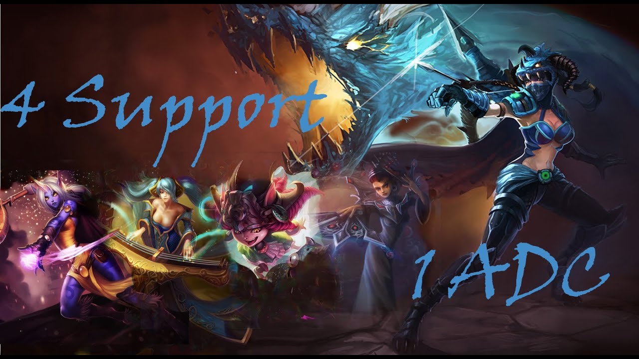 New League Meta: 4 Support 1 ADC - YouTube