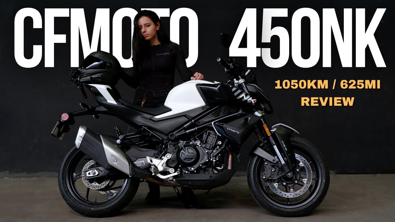 Riding The New 2024 CFMOTO 450NK Motorcycle - YouTube