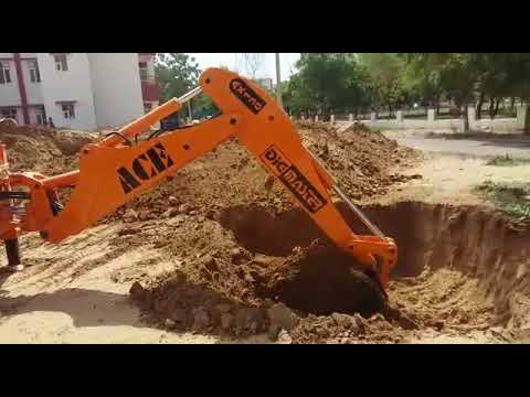 ACE AX 130 BACKHOE LOADER FOR FOUNDATION EXCAVATION | DIGMASTER - YouTube