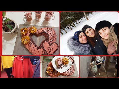 ALMA KREMLİ TORTUM evde olan erzaqqla🍰USAQLARA ALDIQ 🛍️🧥 Qızlarla bir gün ƏT RULETİ🥩İlk Çərşənbə 🌾