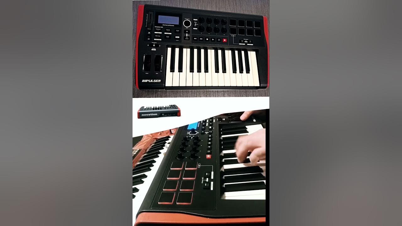 NOVATION impulse 25 midi keyboard - YouTube