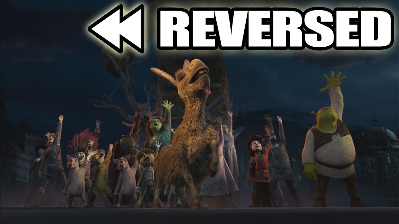 Shrek Thriller Night REVERSED - YouTube