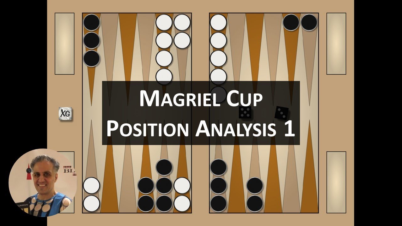 Magriel Cup Backgammon Position Analysis 1 - YouTube