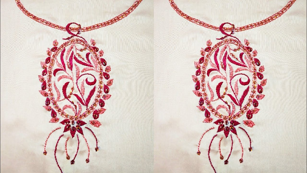 531 Unique Neckline Embroidery With Sequins Hindi Urdu English 531-unique-neckline-embroidery-with-sequins-hindi-urdu-english