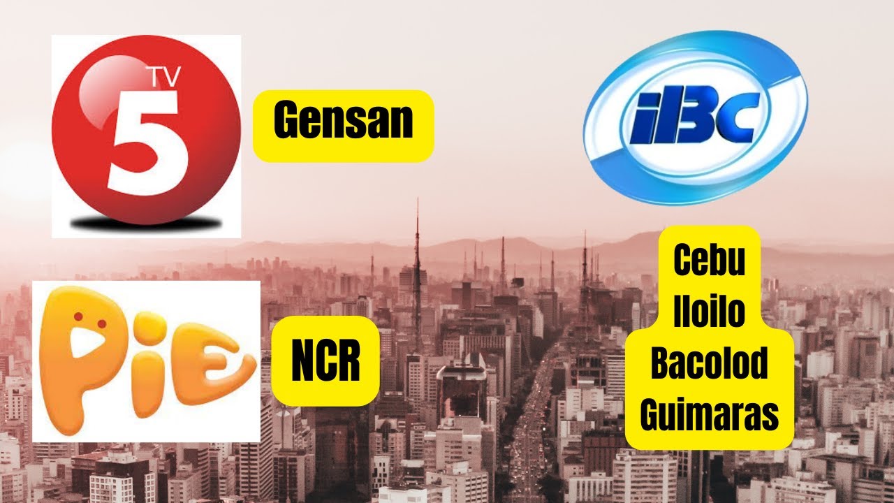 TV5 Gensan,IBC13 Cebu & Iloilo at PIE Channel sa NCR - YouTube