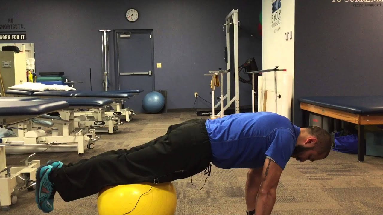 Winging Shoulder Blade/Scapula Serratus Exercise Level 3 - Serratus ...