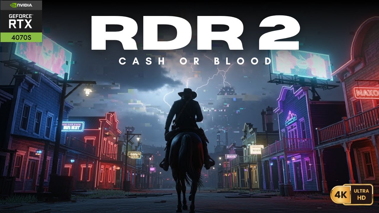 Red Dead Redemption 2: Thomas Downes Debt Mission | 4K RTX 4070 SUPER ...