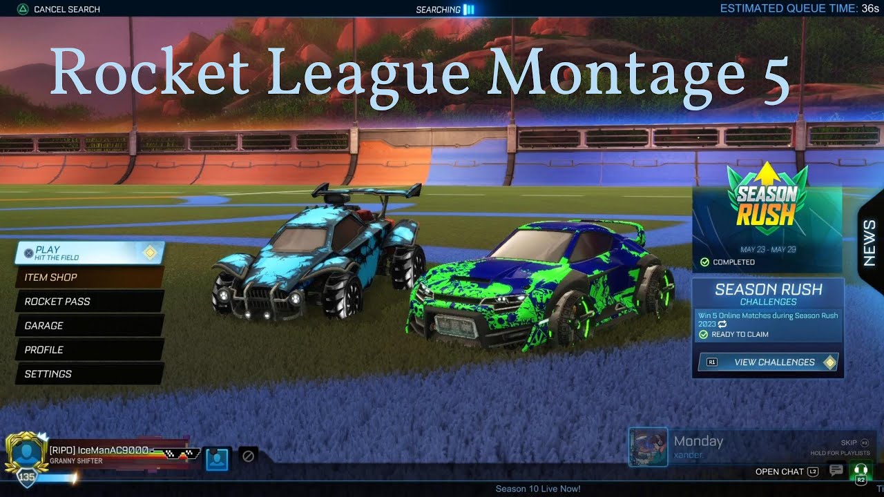 Rocket League Montage 5 - YouTube