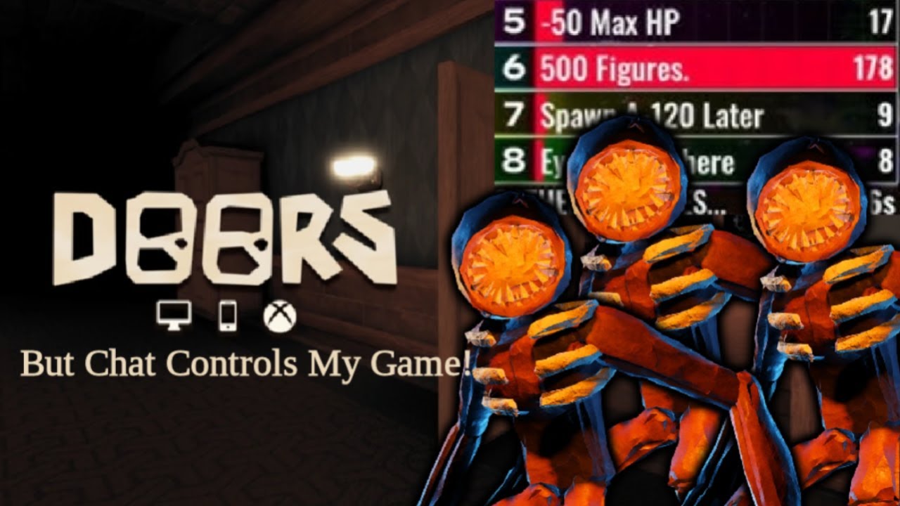 [🔴LIVE] Doors but CHAT Controls MY GAME! 🔴 - YouTube