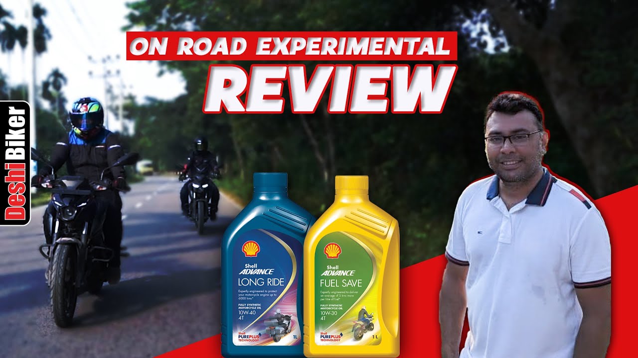 Shell Advance Ultra & Long Ride On Road Experimental Review - YouTube