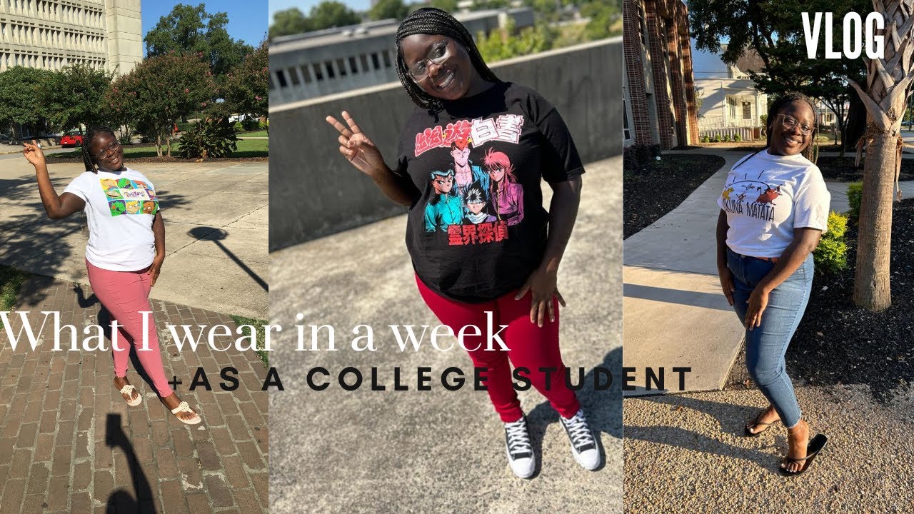 HBCU Vlog S1 Ep.2| What I wear in a week as a college student | Party ...