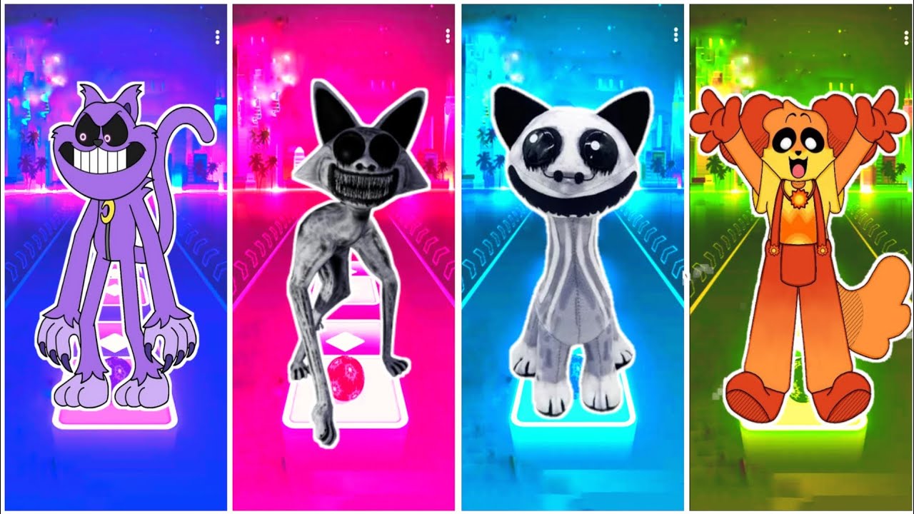 Poppy Playtime Chapter 3 Slimming Critter 🆚 Zoonomaly in the Game TILES ...