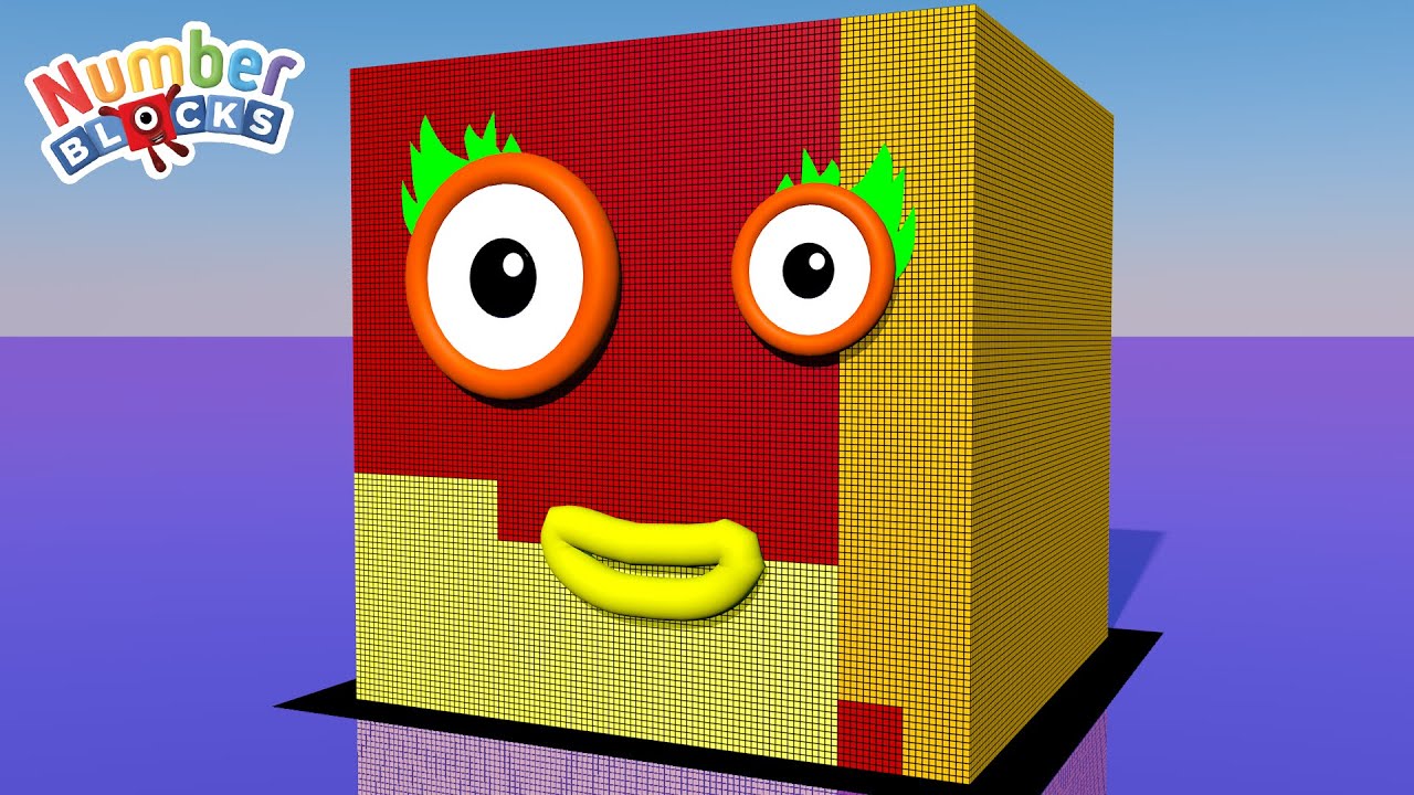 Looking for Numberblocks Cube BIGGEST 110x110x110 is Numberblokcs 1.331 ...