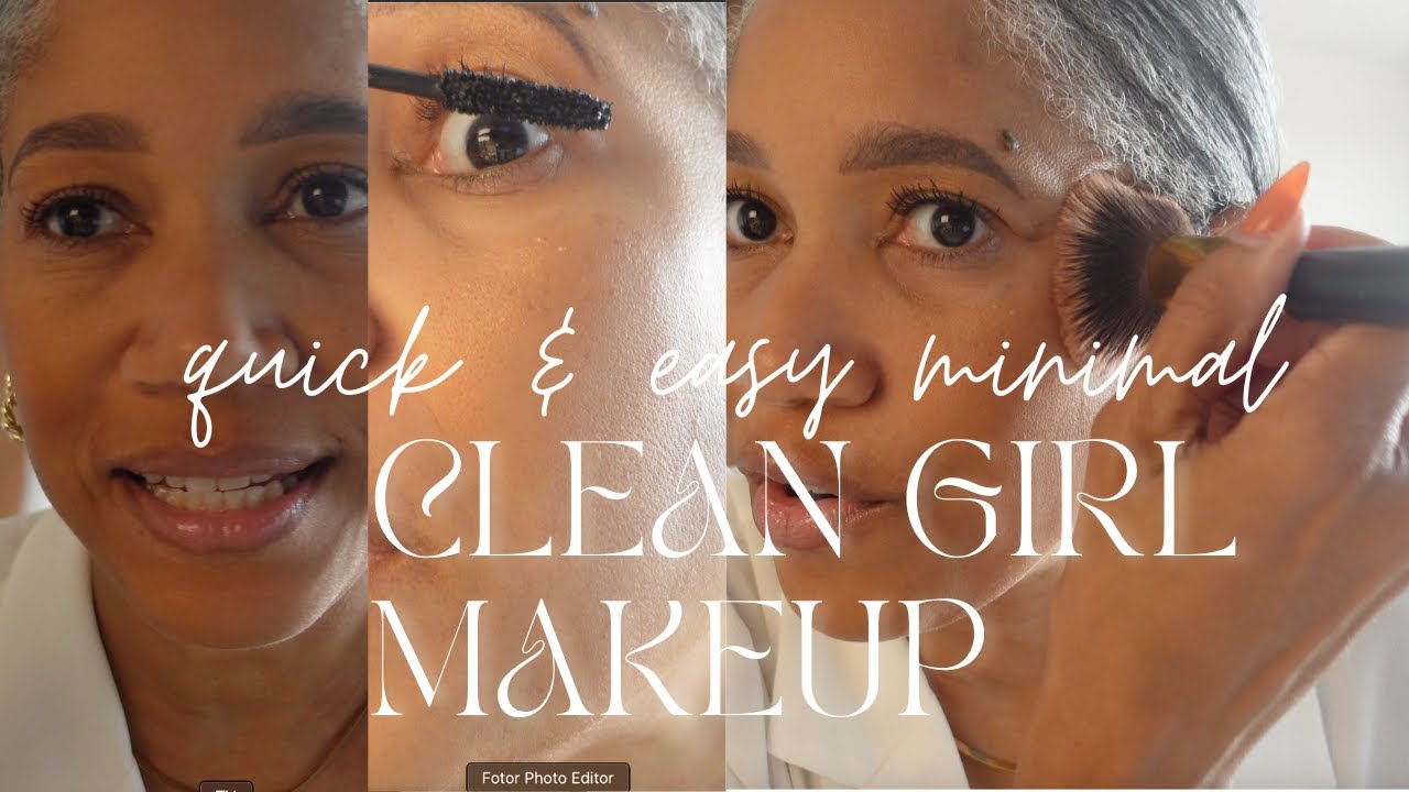 Quick & Easy Minimal Clean Girl Makeup - YouTube