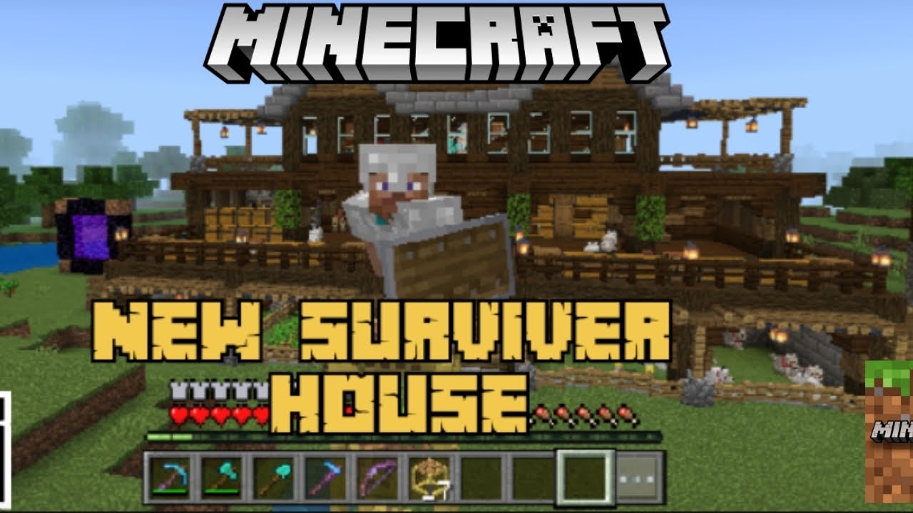New minecraft starting house// minecraft house // minecraft wooden 🏠 ...