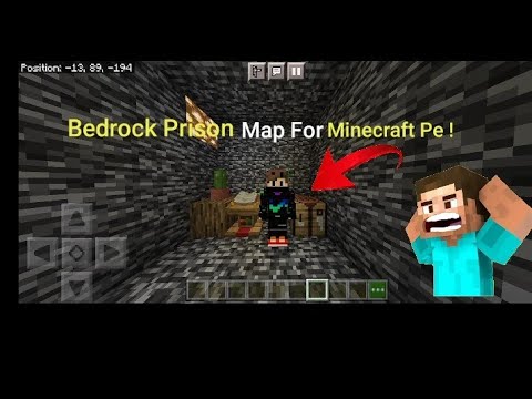 Bedrock Prison Map For Minecraft Pe | Bedrock Prison For Mcpe - YouTube