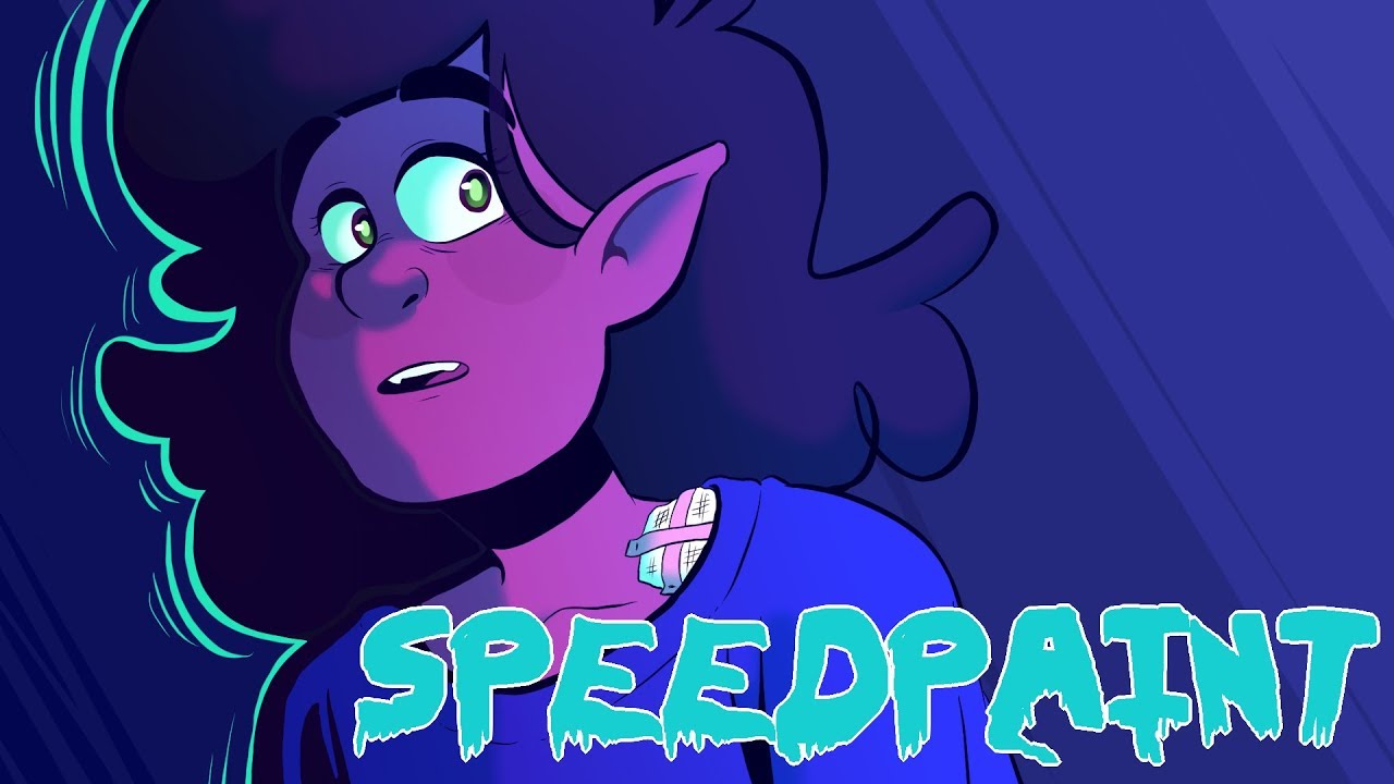 Speedpaint - Gravity Falls (Werewolf Mabel AU) - spooky eyes - YouTube