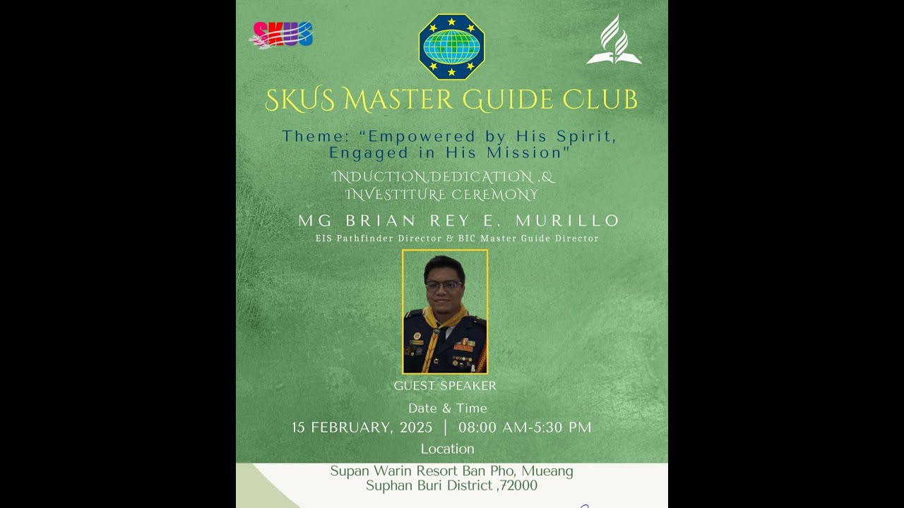 SKUS MASTER GUIDE CLUB: INDUCTION OF OFFICERS AND INVESTITURE CEREMONY ...