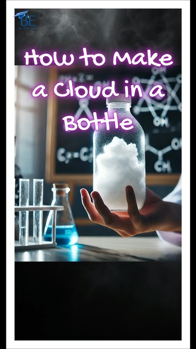 🌫️ How to Make a Cloud in a Bottle! Easy Science Experiment ☁️🔬 / # ...