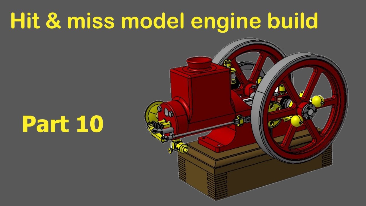 Hit & miss model engine build episode 10 - YouTube