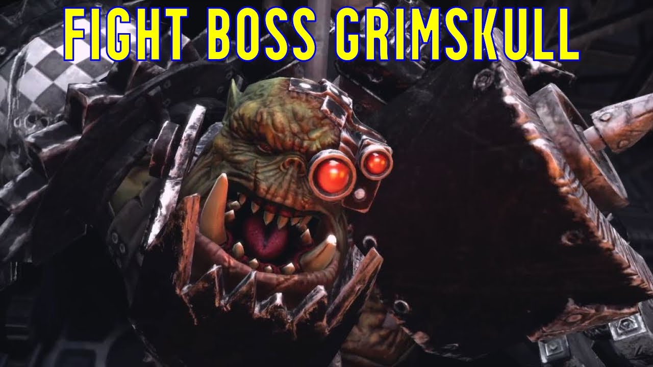 Fight Boss Grimskull in Warhammer 40,000: Space Marine - Master Crafted ...