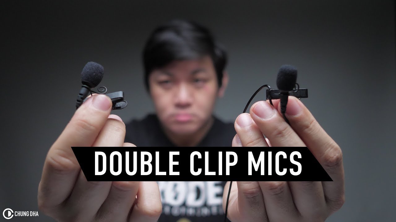 Double clip mic tip for important interviews // Chung Dha - YouTube