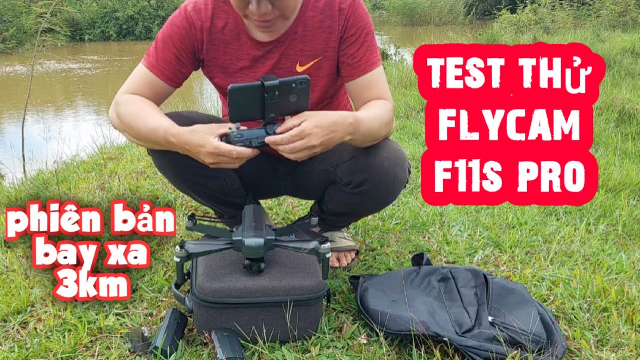 Test Flycam F11S 4K Pro - YouTube