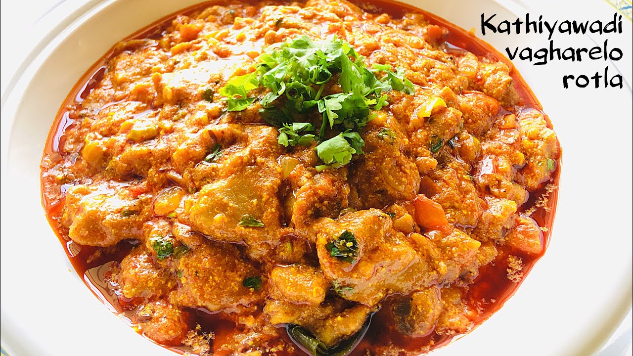 Kathiyawadi vagharelo rotlo | काठियावाड़ी वघारेलो रोटलो | Bindiya plus ...