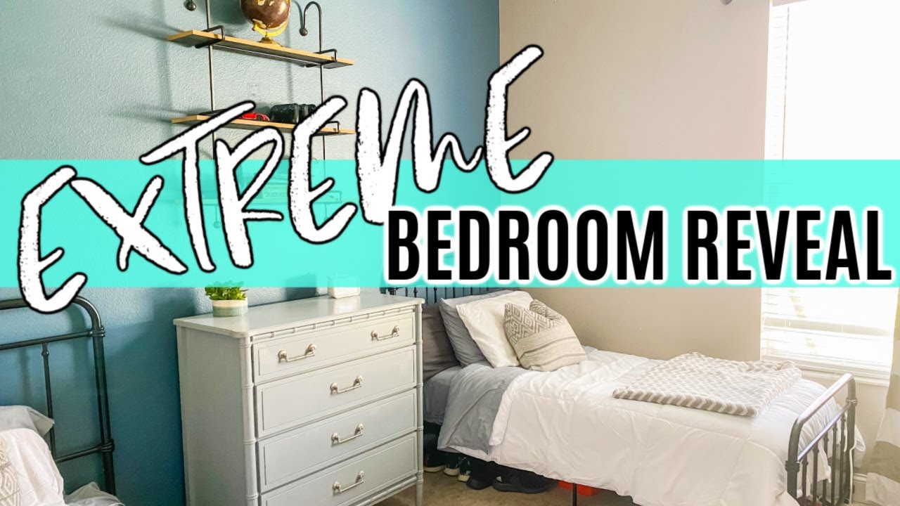 EXTREME BEDROOM MAKEOVER | TRANSFORMATION + ROOM TOUR 2020 | CLEAN AND ...
