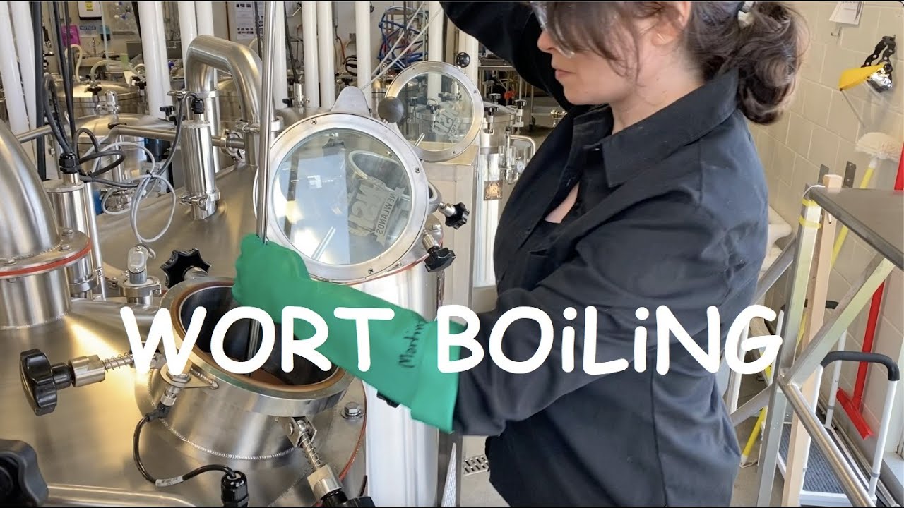 How is Beer Made? - Wort Boiling Process (Brew Kettle & Whirlpool ...