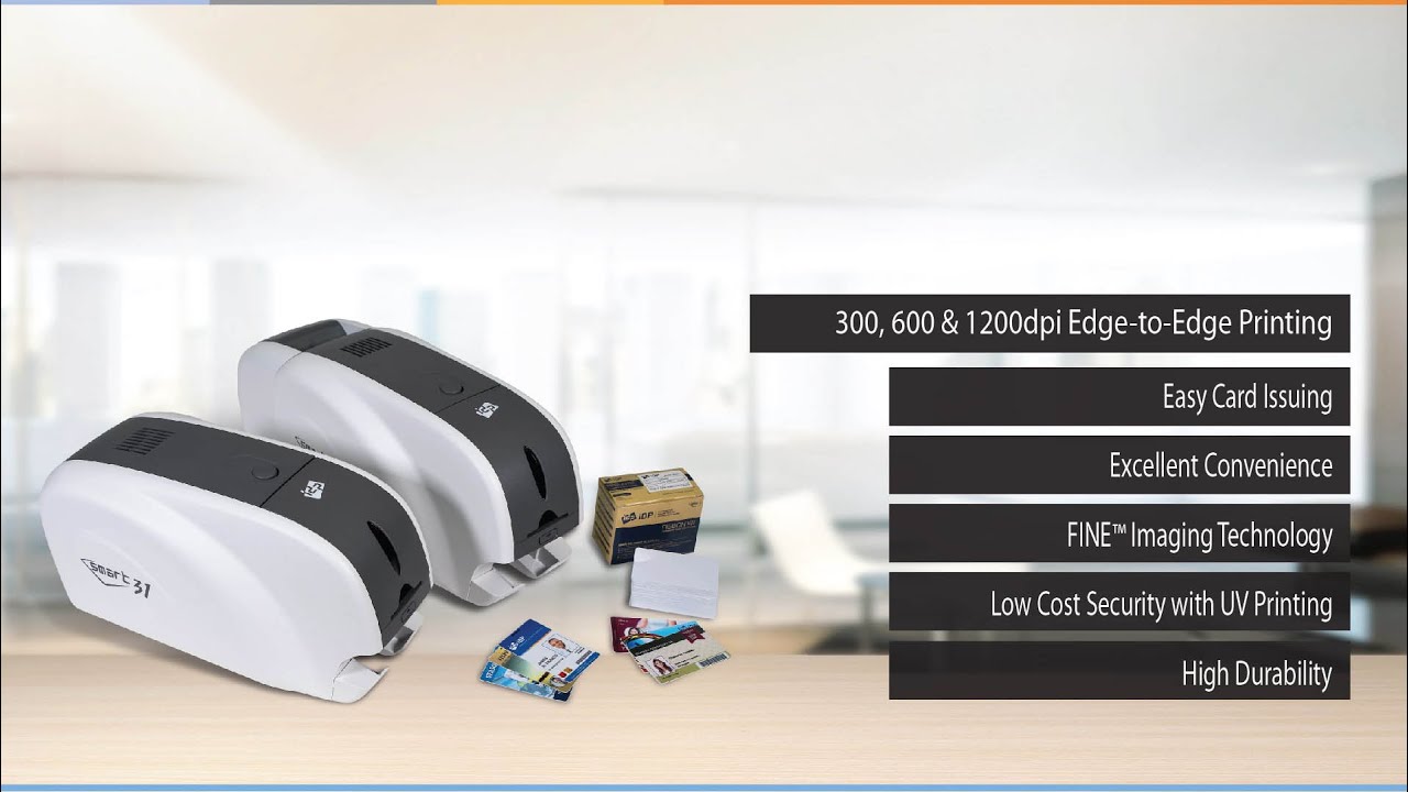 IDP SMART-31 Print Test - YouTube