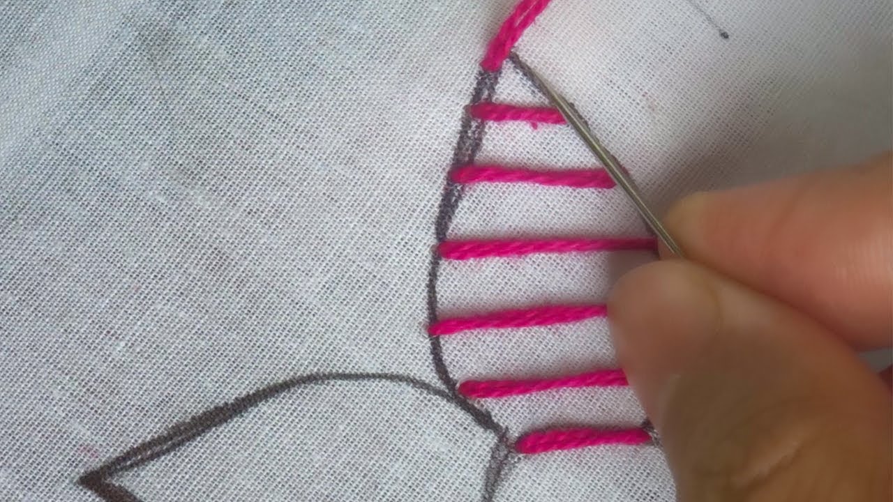 hand embroidery: fantasy flower design| easy flower hand embroidery ...